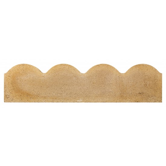 Buff - Scalloped - Landscaping Features - Edging 600x50x150mm
